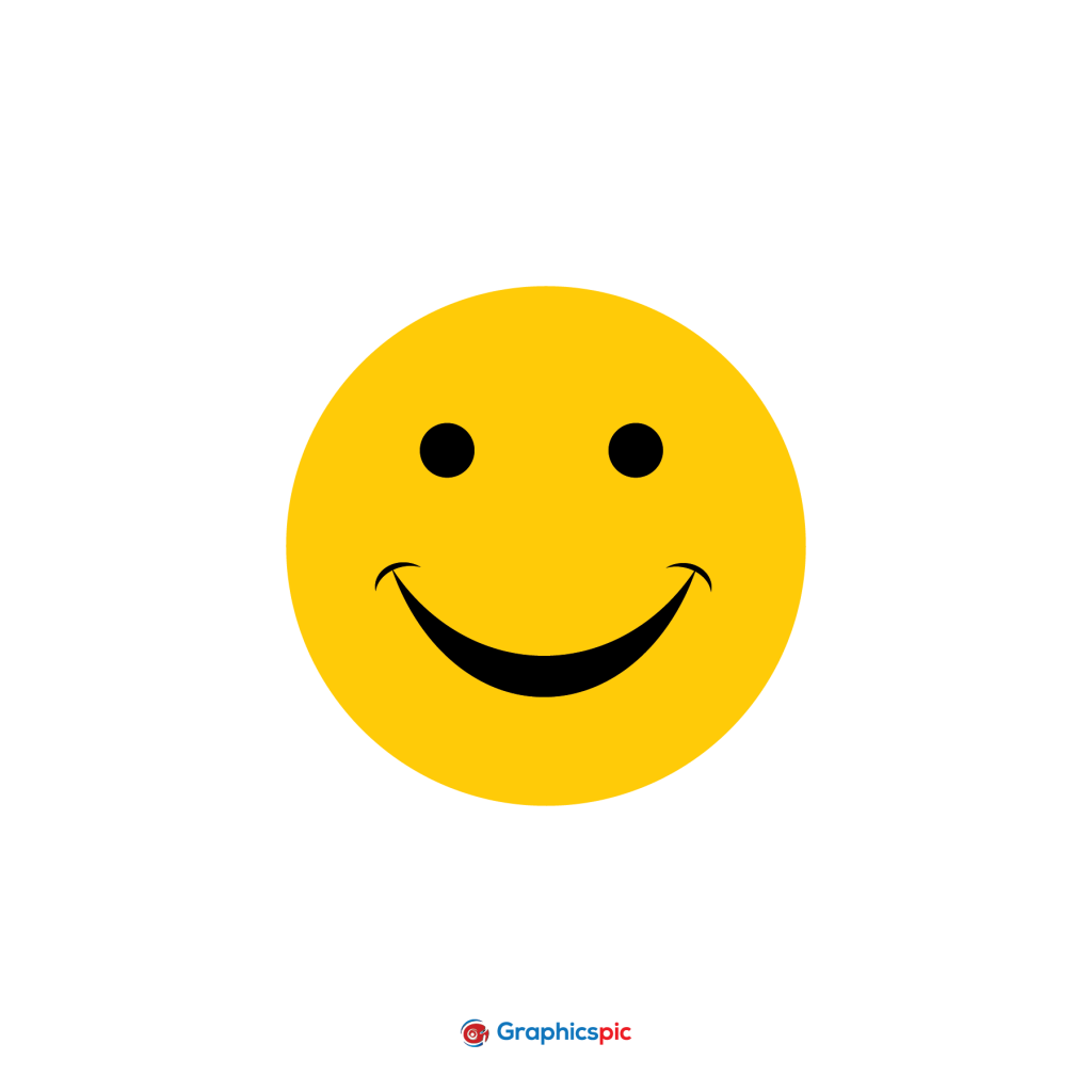 Happy emoji - free vector - Graphics Pic