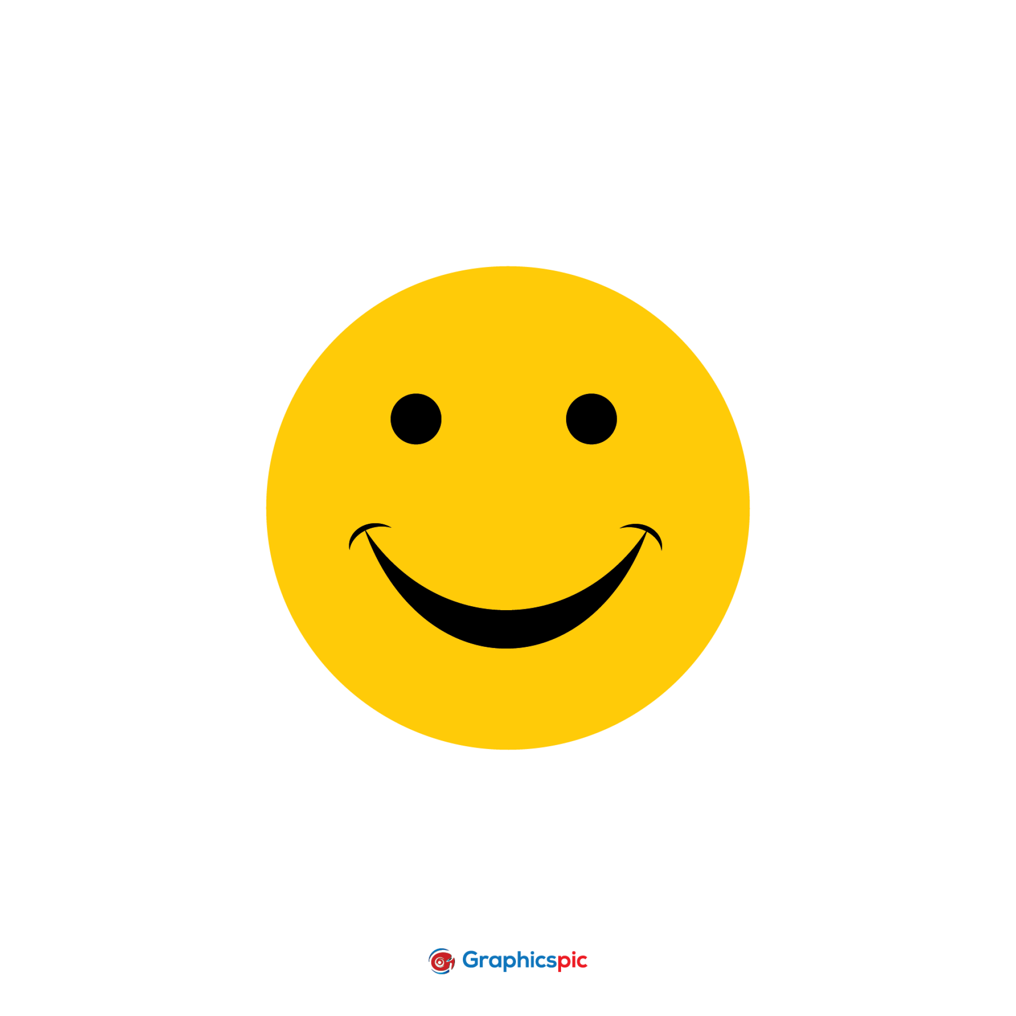 Happy emoji - free vector - Graphics Pic