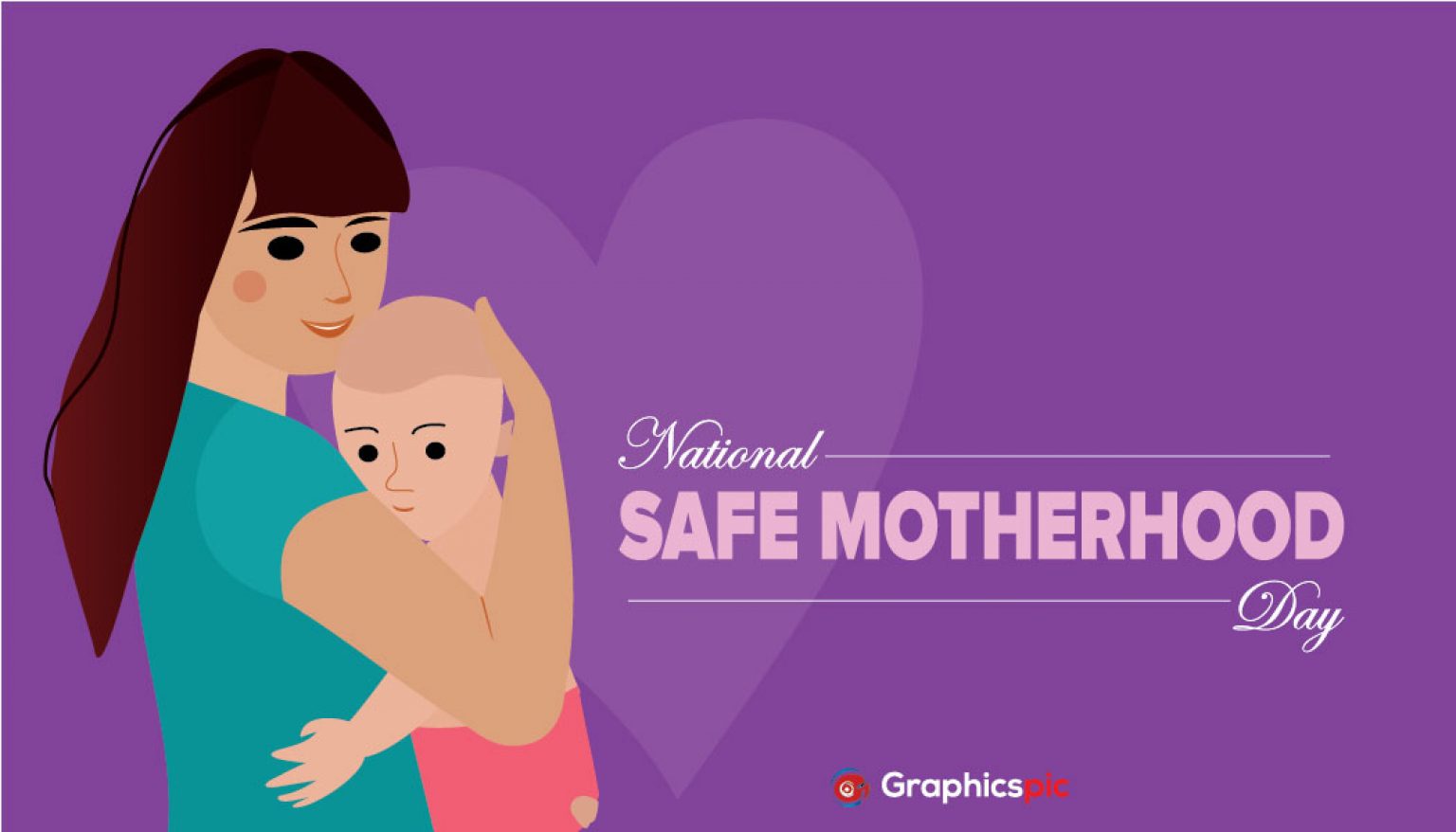 National Safe Motherhood day illustration image - free vector ...