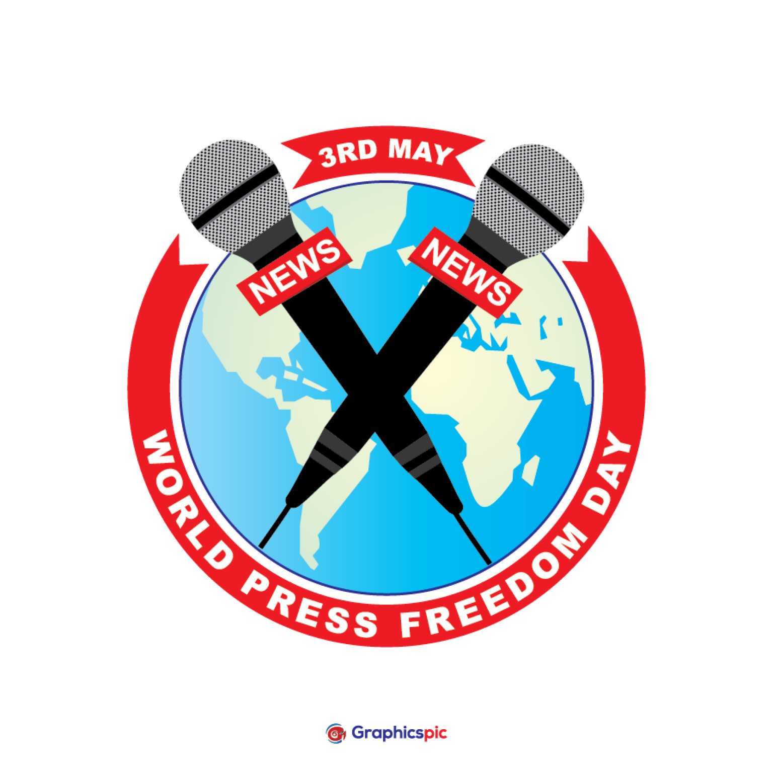 World press freedom day logo icon – Free Vector - Graphics Pic